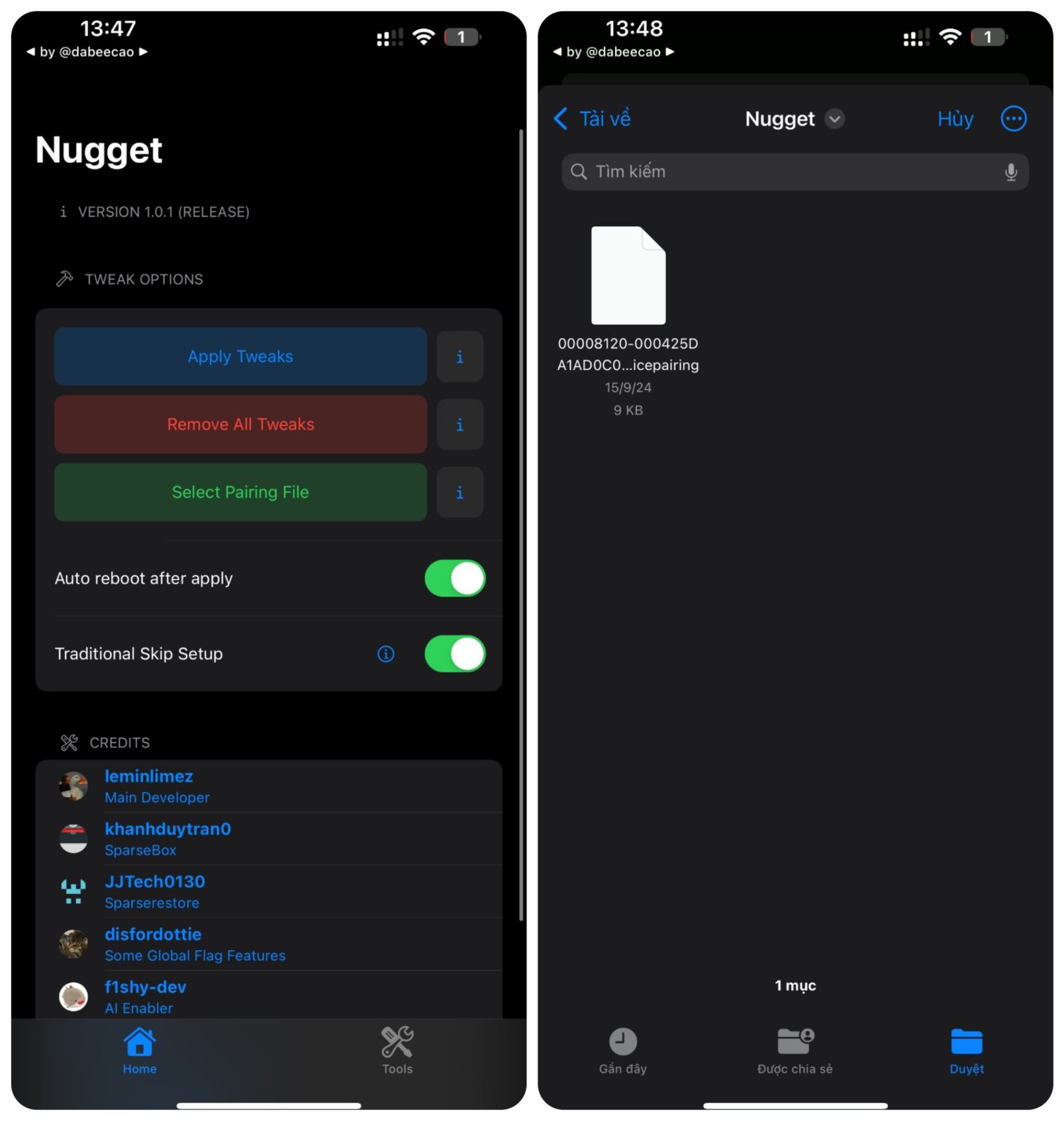 Hướng dẫn cài và sử dụng Nugget Mobile để tùy biến thiết bị từ iOS ...