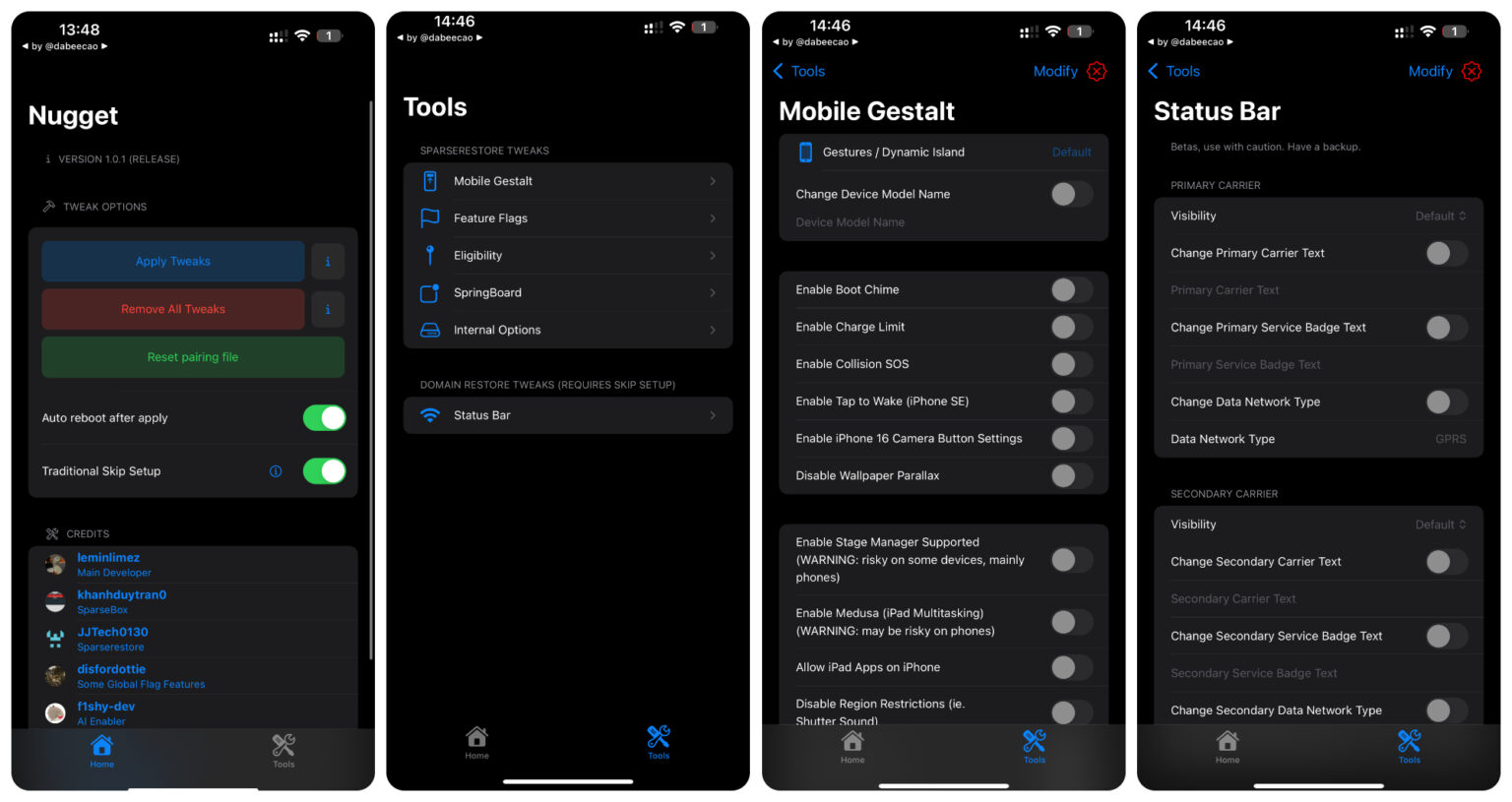 Hướng dẫn cài và sử dụng Nugget Mobile để tùy biến thiết bị từ iOS ...